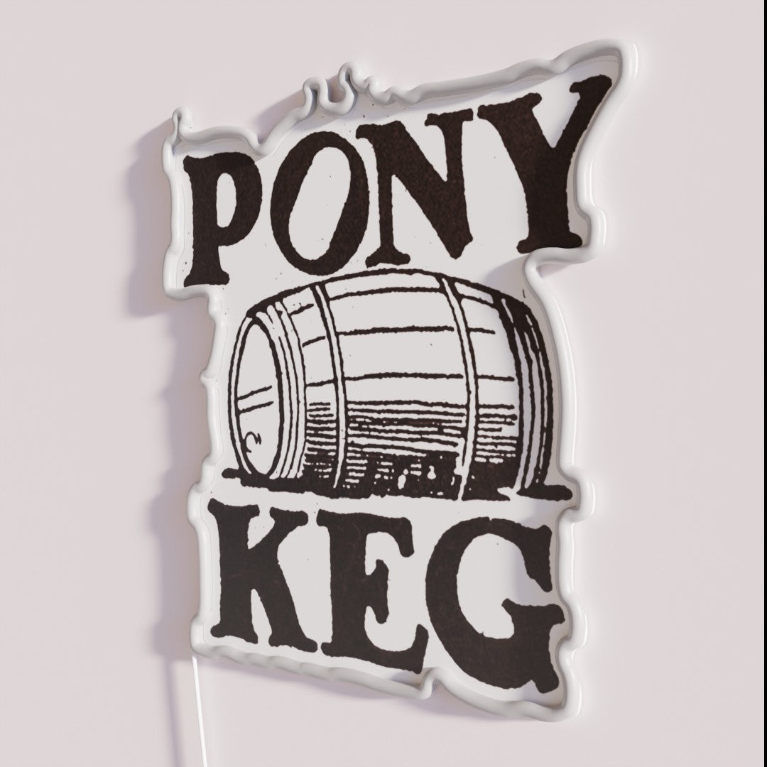 Vintage Pony Keg Rgb Led Sign – Neon Factory
