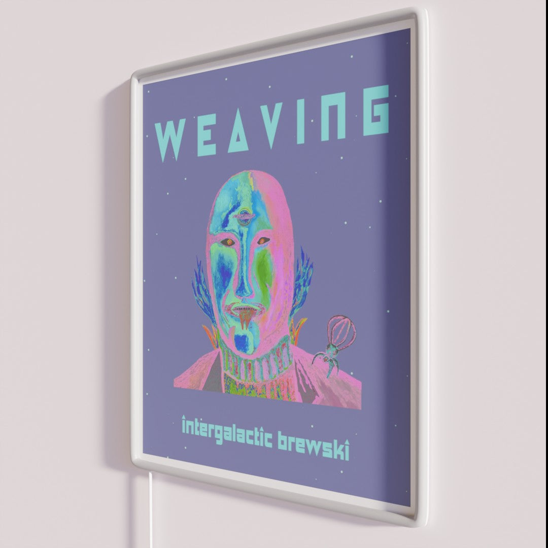 Weaving Intergalactic Brewski Rgb Led Sign – Neon Factory