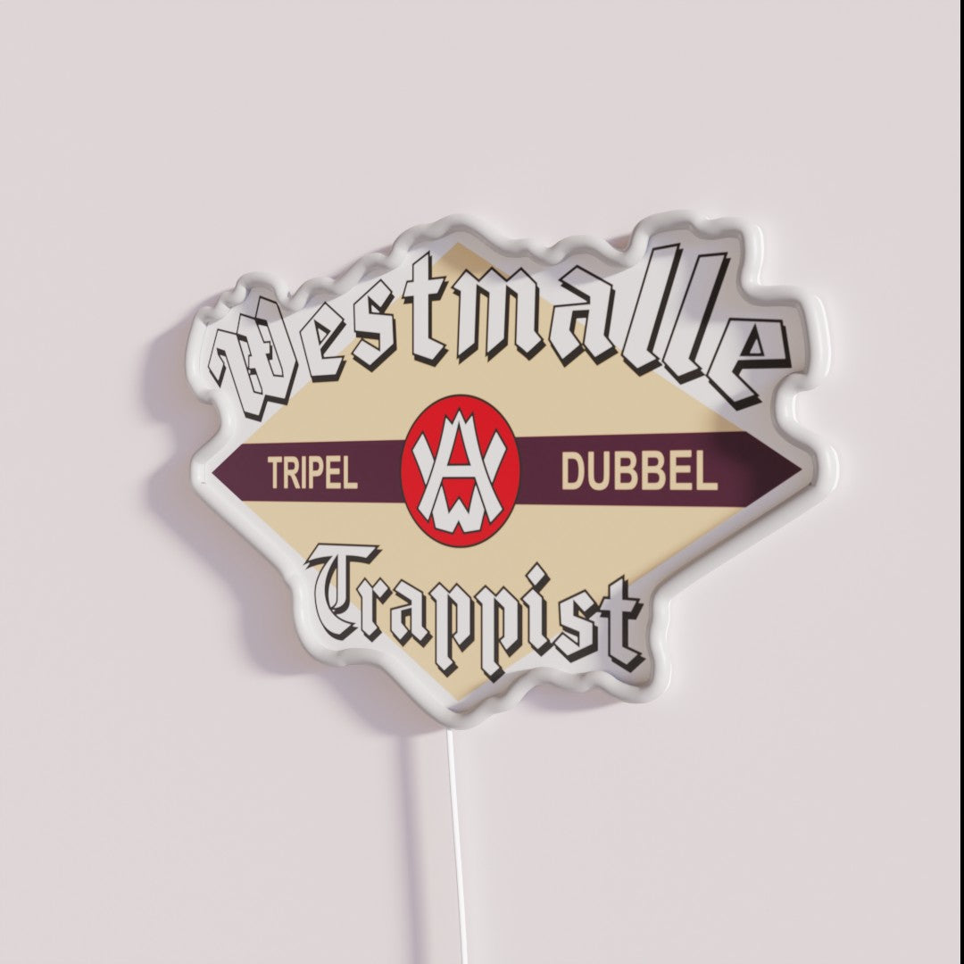 Westmalle Trappist Belgian Beer Logo Rgb Led Sign – Neon Factory