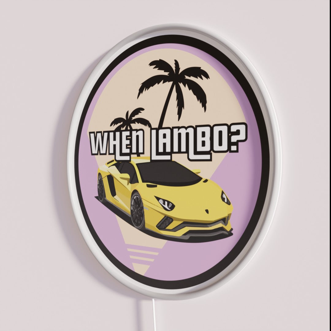 When Lambo Rgb Led Sign – Neon Factory