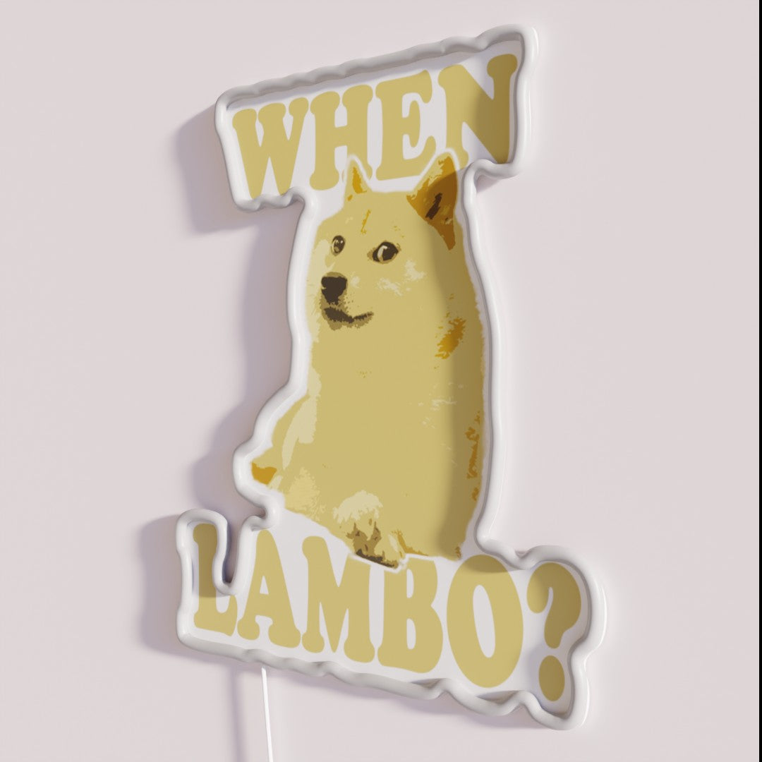 When Lambo Rgb Led Sign – Neon Factory