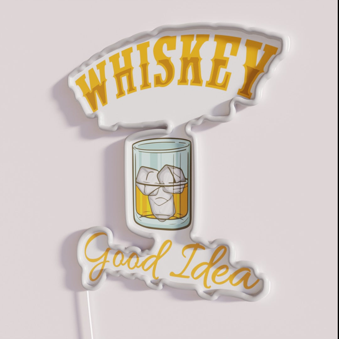 Whiskey Quote Rgb Led Sign – Neon Factory