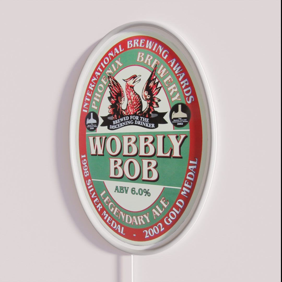 Wobbly Bob Legendary Ale Pump Clip Rgb Led Sign – Neon Factory