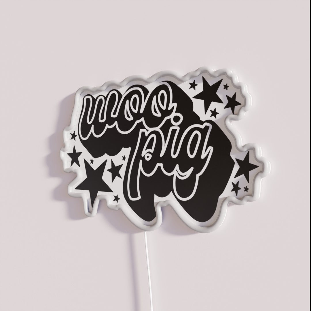 Woo Pig Rgb Led Sign – Neon Factory