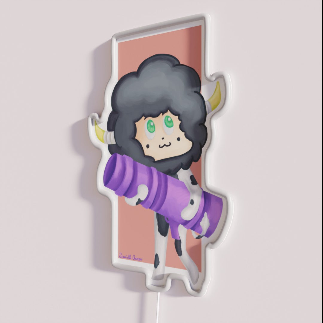 Young Lambo Hitman Reborn Rgb Led Sign – Neon Factory