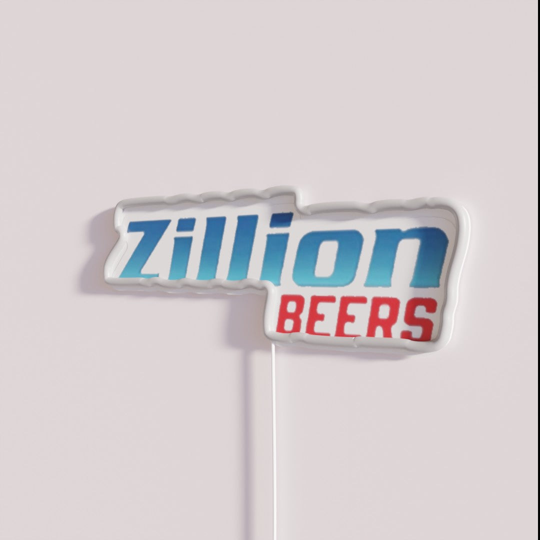Zillion Beers Natty Light Rgb Led Sign – Neon Factory