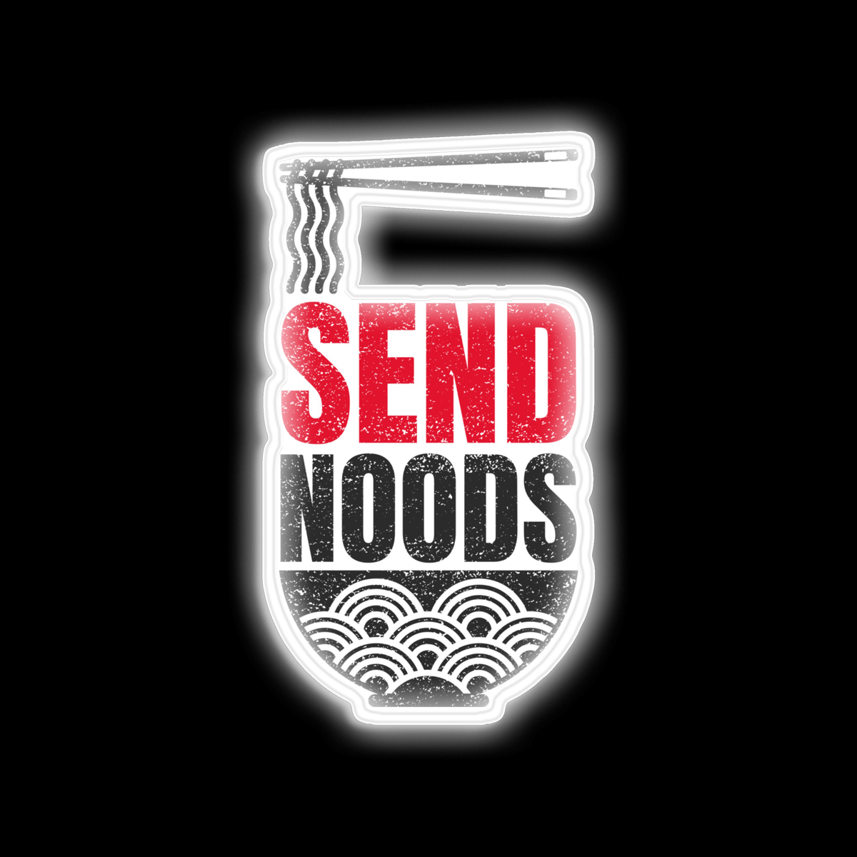 Send Noodes Neon Sign On Canvas Prints – Neon Factory