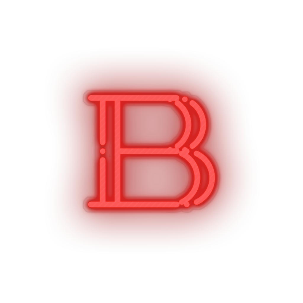 Black Coin Neon Sign - Crypto Currency Led Neon Decor