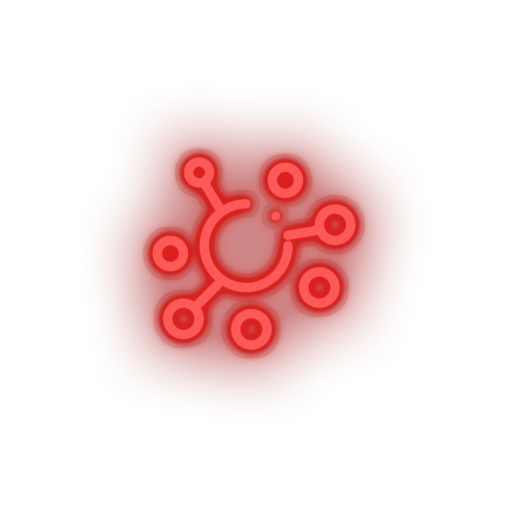 Elastic Coin Neon Sign - Crypto Currency Led Neon Decor