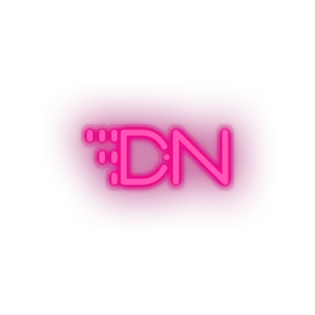 Digital Note Coin Neon Sign - Crypto Currency Led Neon Decor