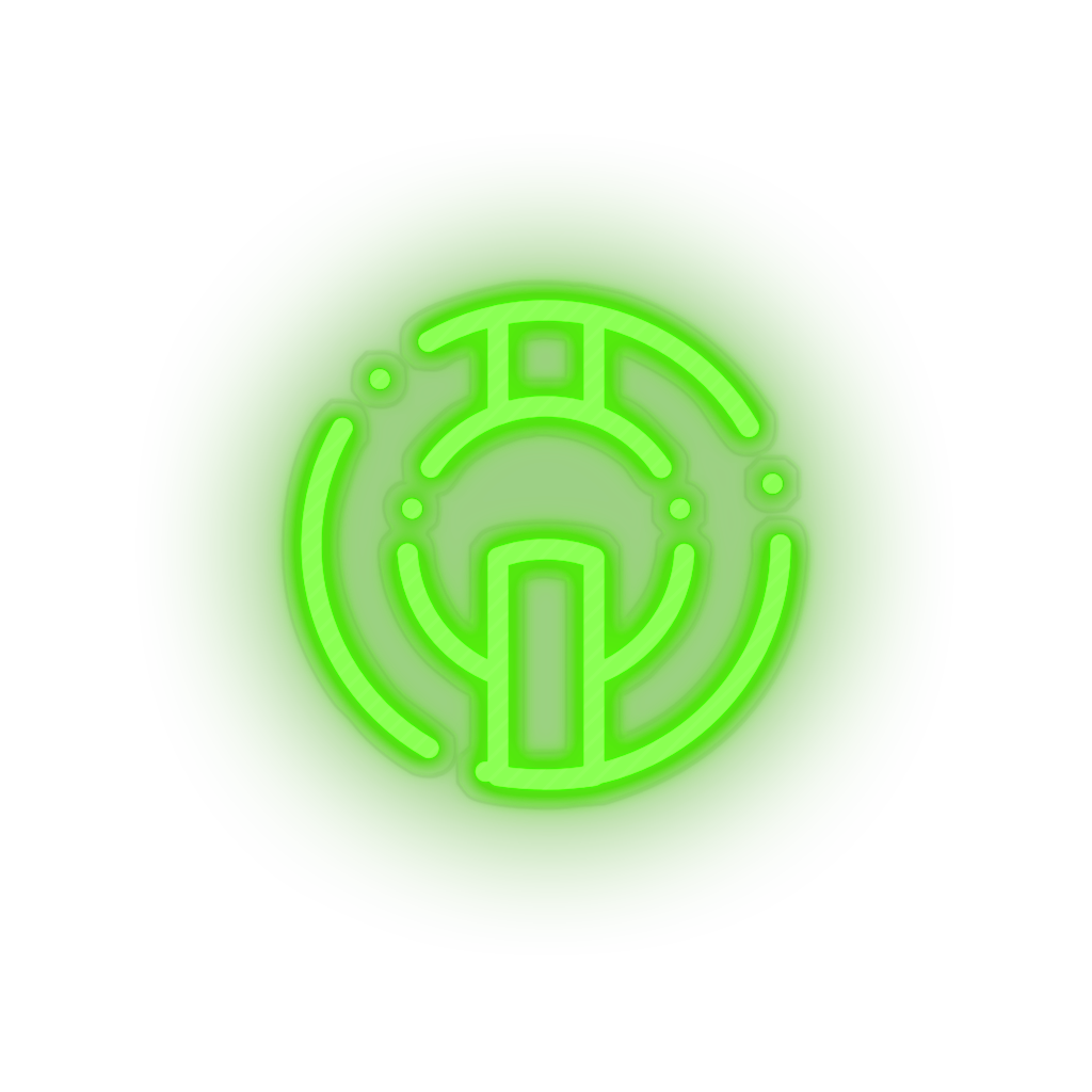 Io Coin Neon Sign - Crypto Currency Led Neon Decor – Neon Factory