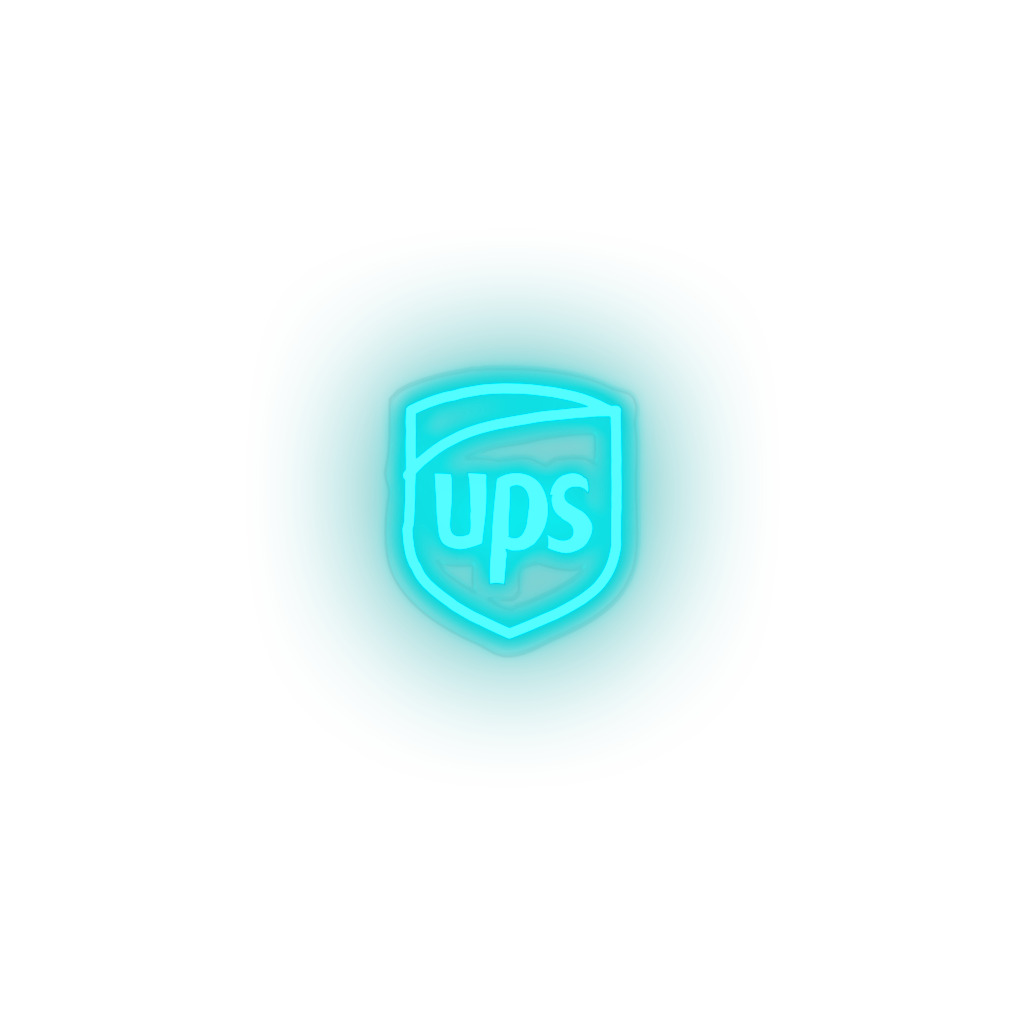 Ups Neon Sign - Brands And Social Led Neon Decor – Neon Factory