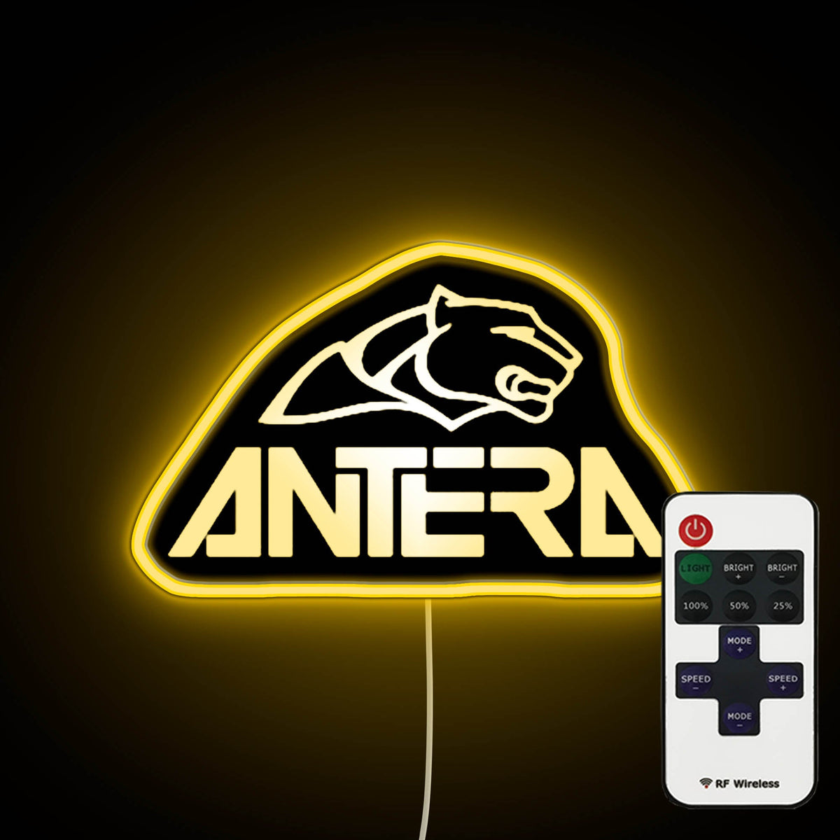 Antera Logo Neon Wall Light - Unique, Customizable, Bright – Neon Factory