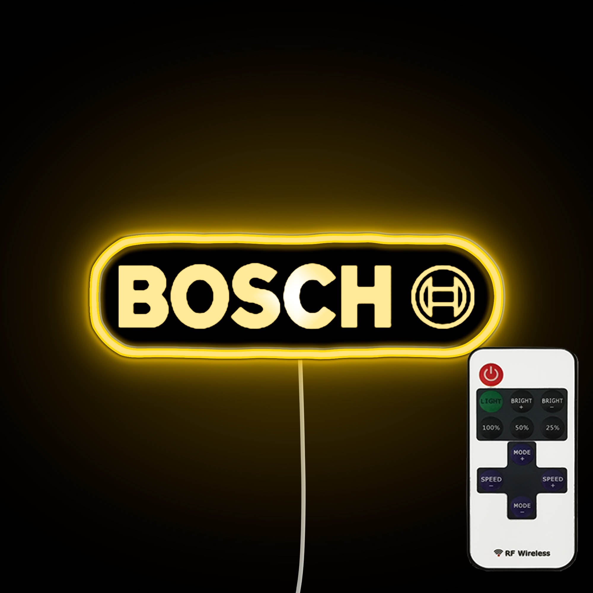 Bosch Logo Neon Wall Light - Home Depot