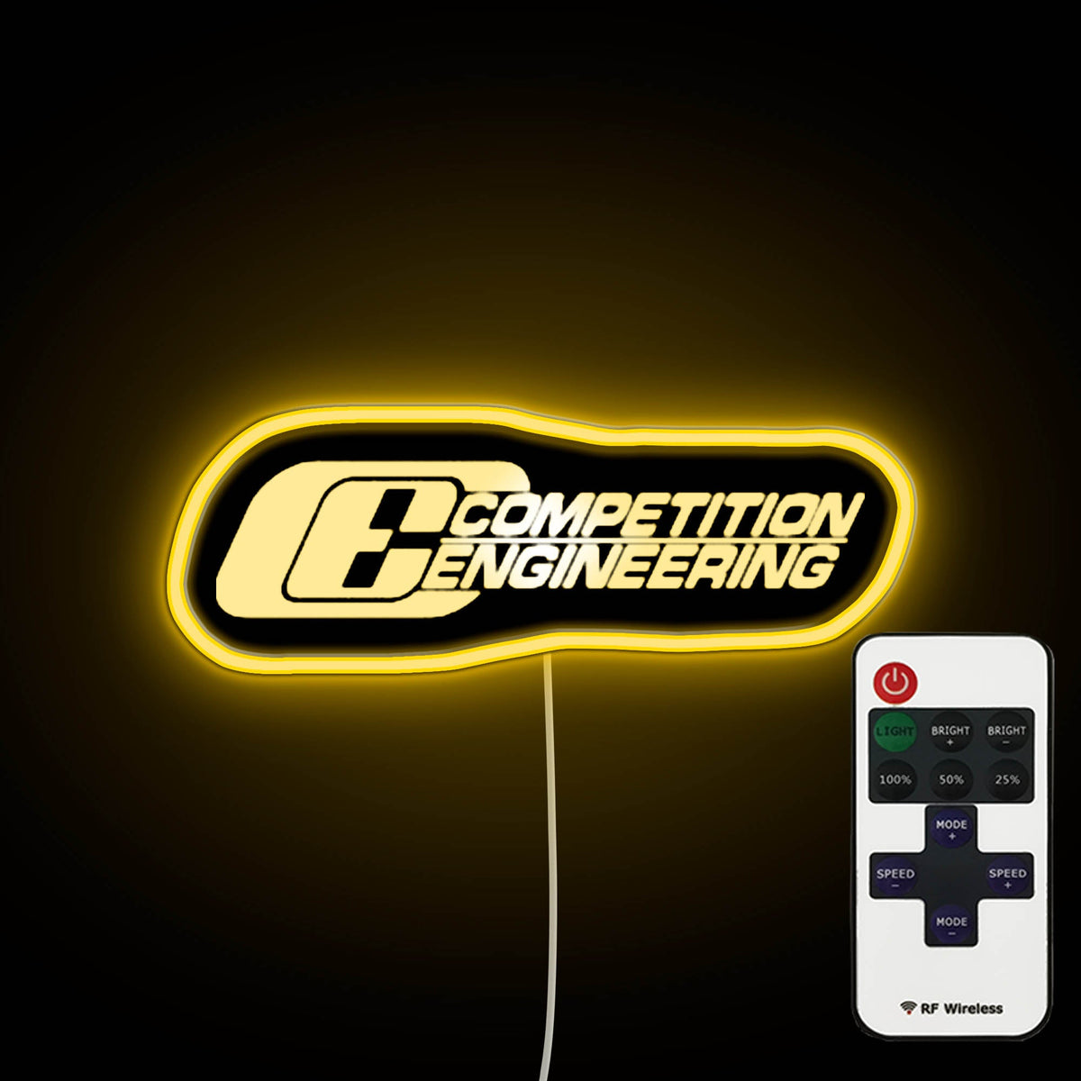 Design Your Own Competition Engineering Logo Neon Wall Light – Neon Factory