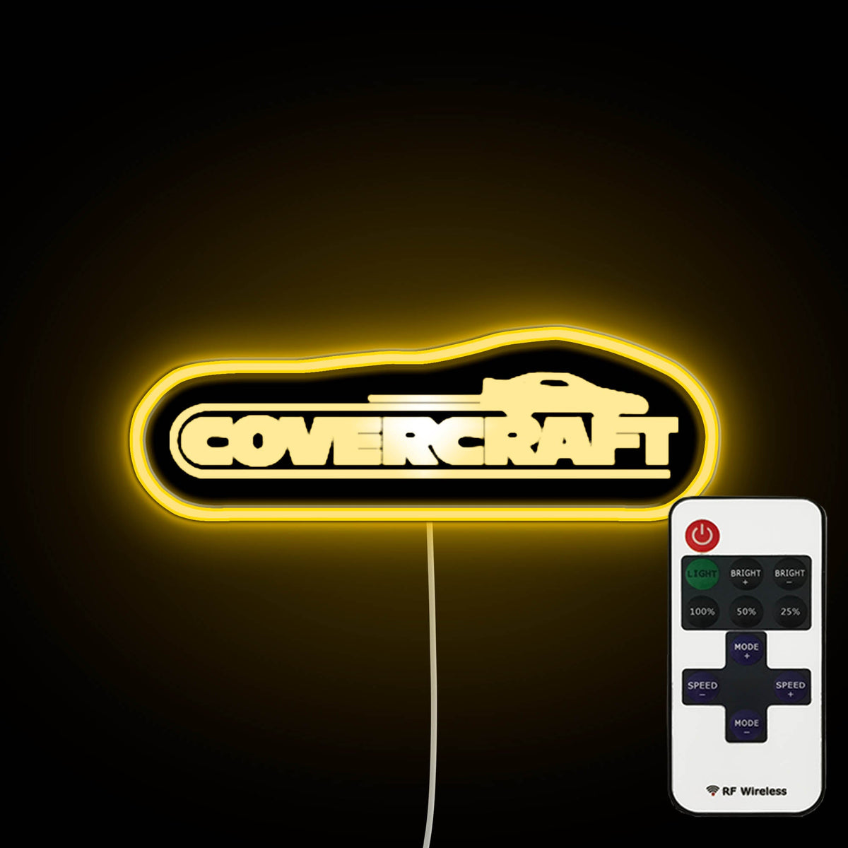 Covercraft Neon Wall Light - Logo