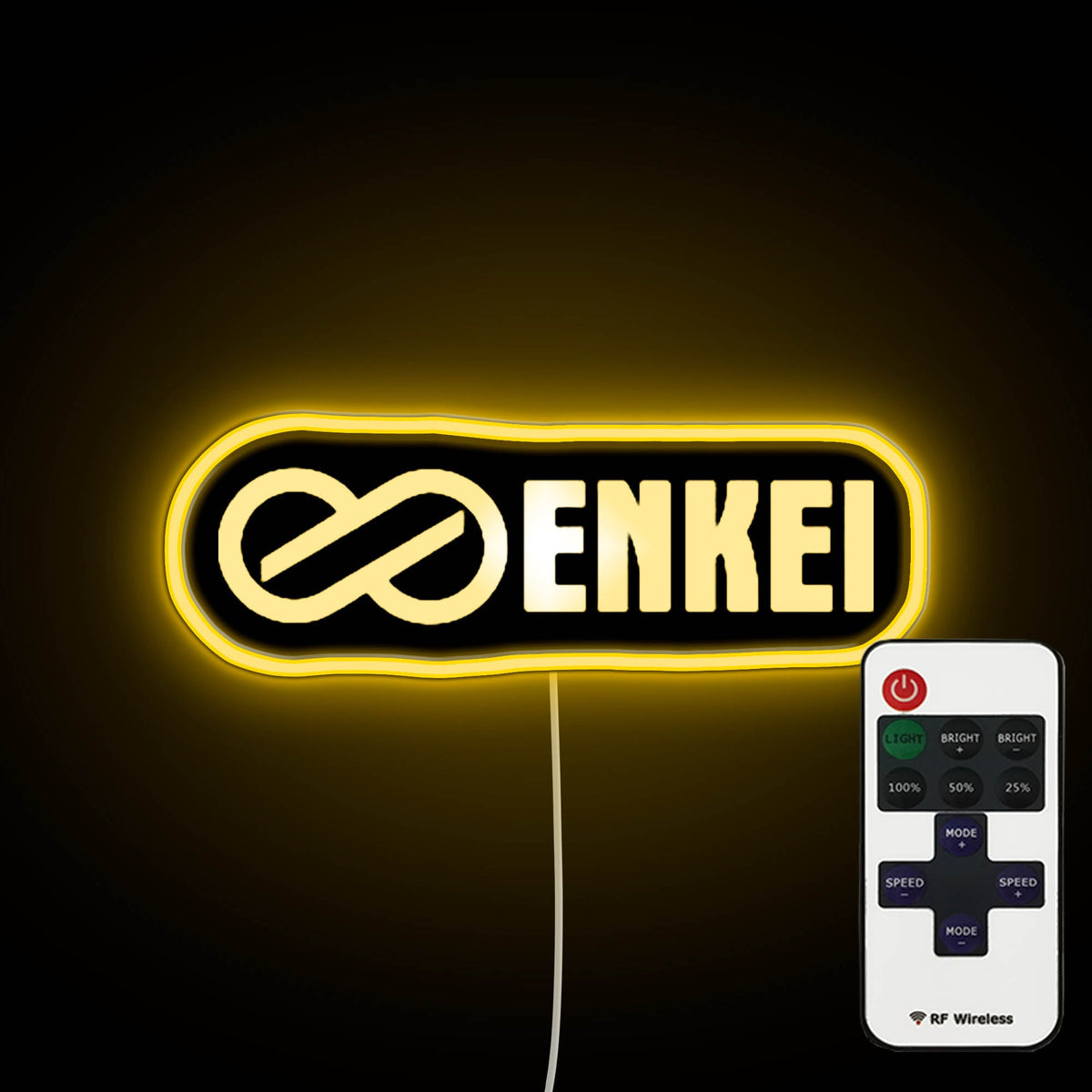 Enkei Logo Neon Wall Light - Neon Light Store – Neon Factory
