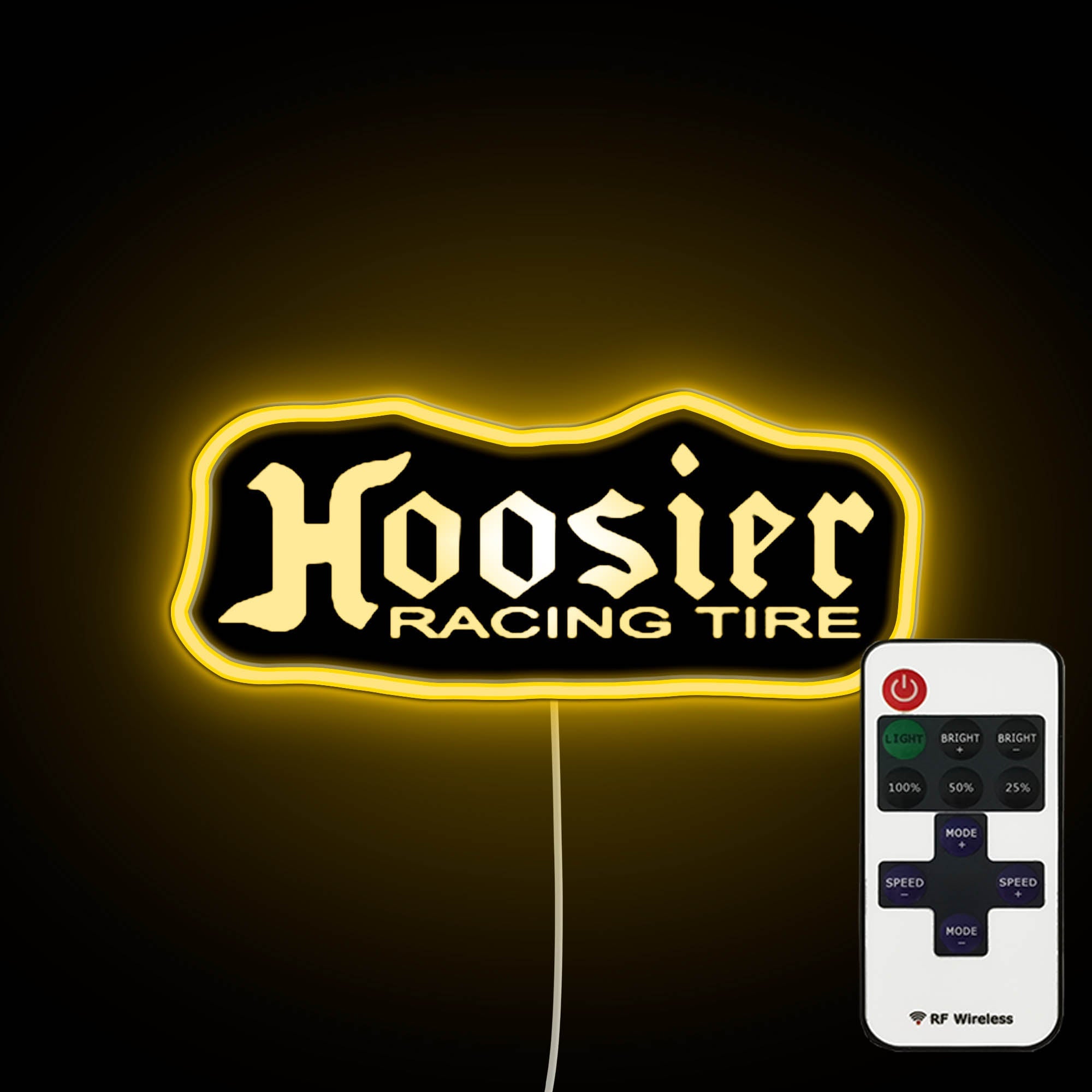 Hoosier Logo Neon Wall Light, Made in USA