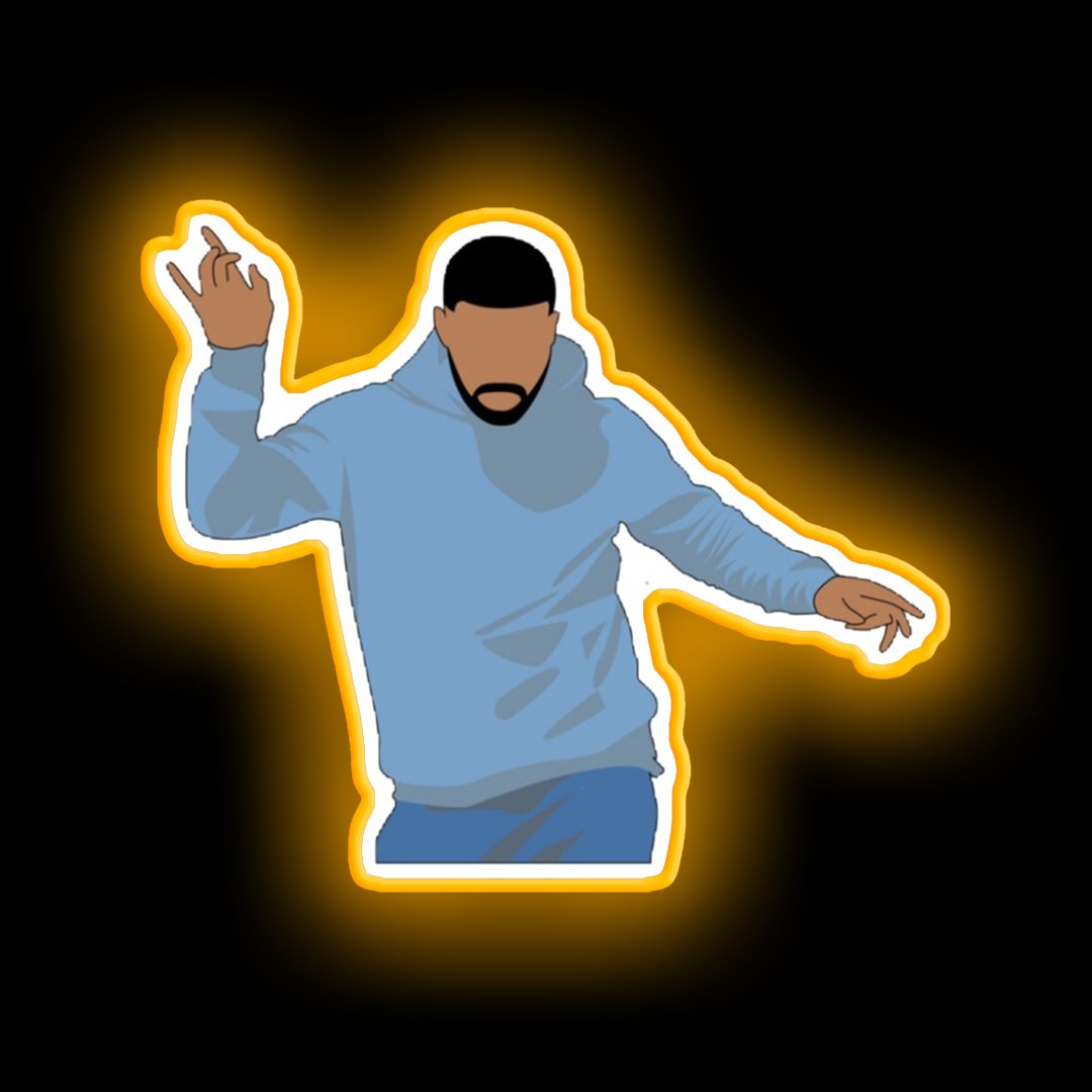 Drake Hotline neon sign