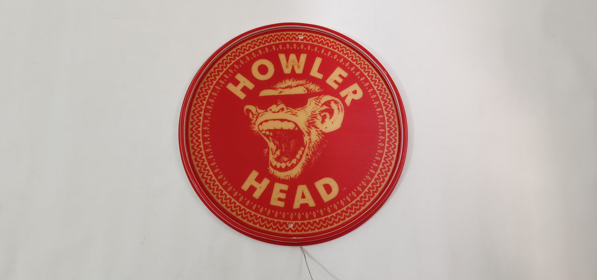Howler Head Whiskey. Bar Bar Neon Sign Made With Led – Neon Factory