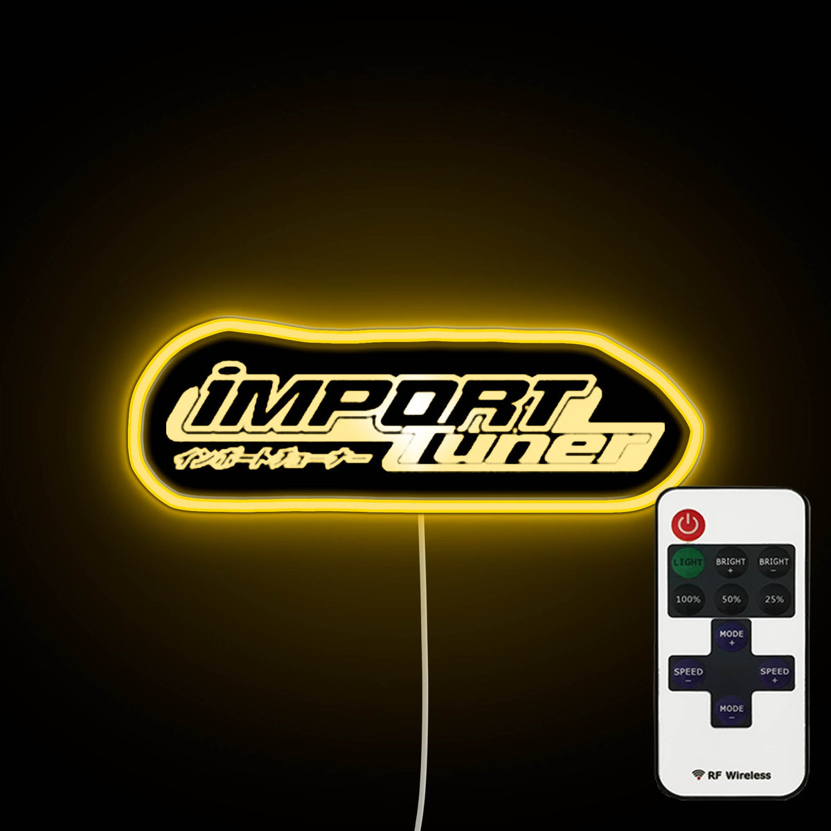 Neon Logo Wall Light From Import Tuner – Neon Factory