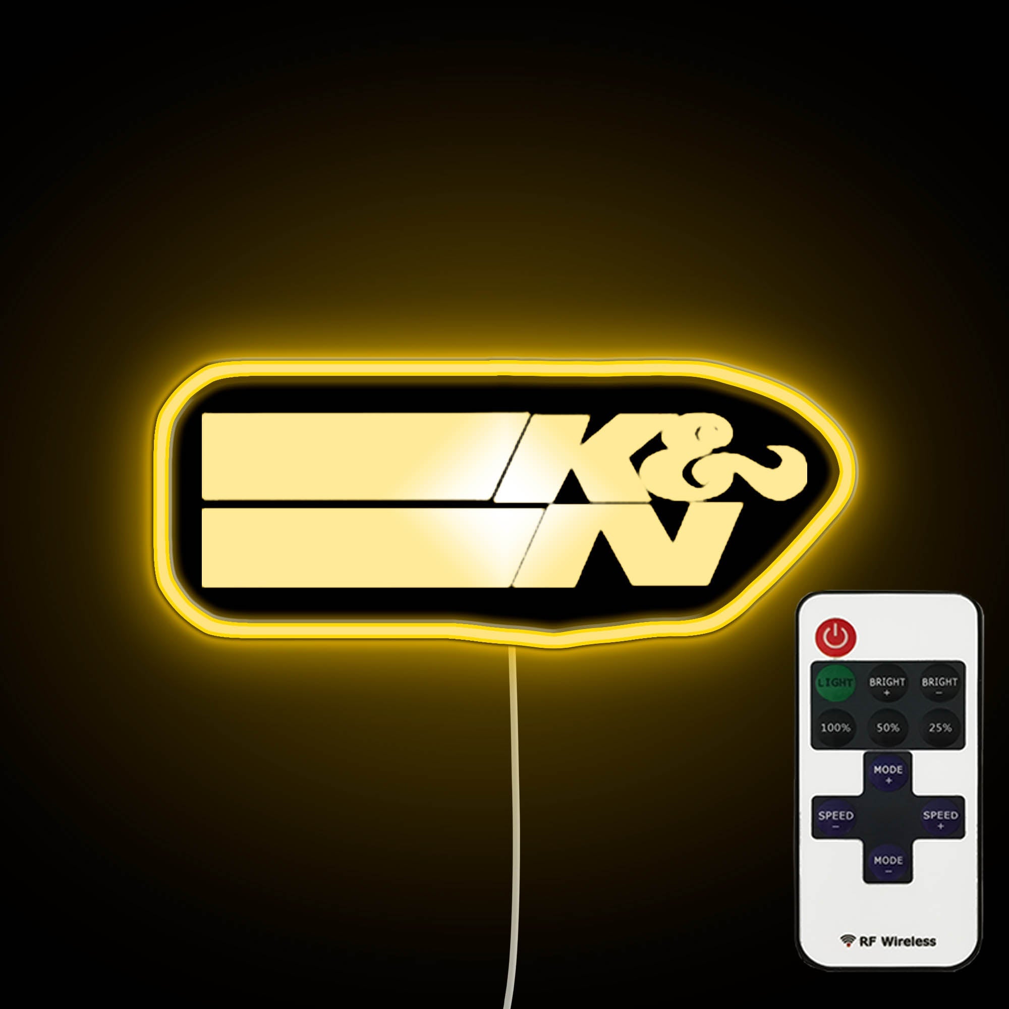 KN Logo Neon Wall Light