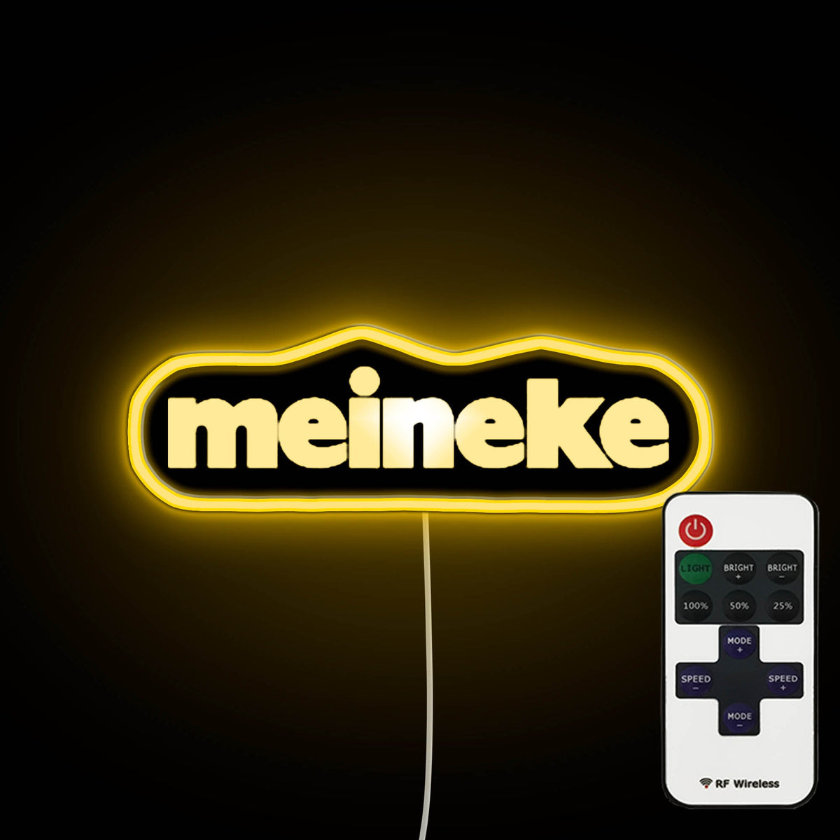 Meineke Logo Neon Wall Light – Neon Factory