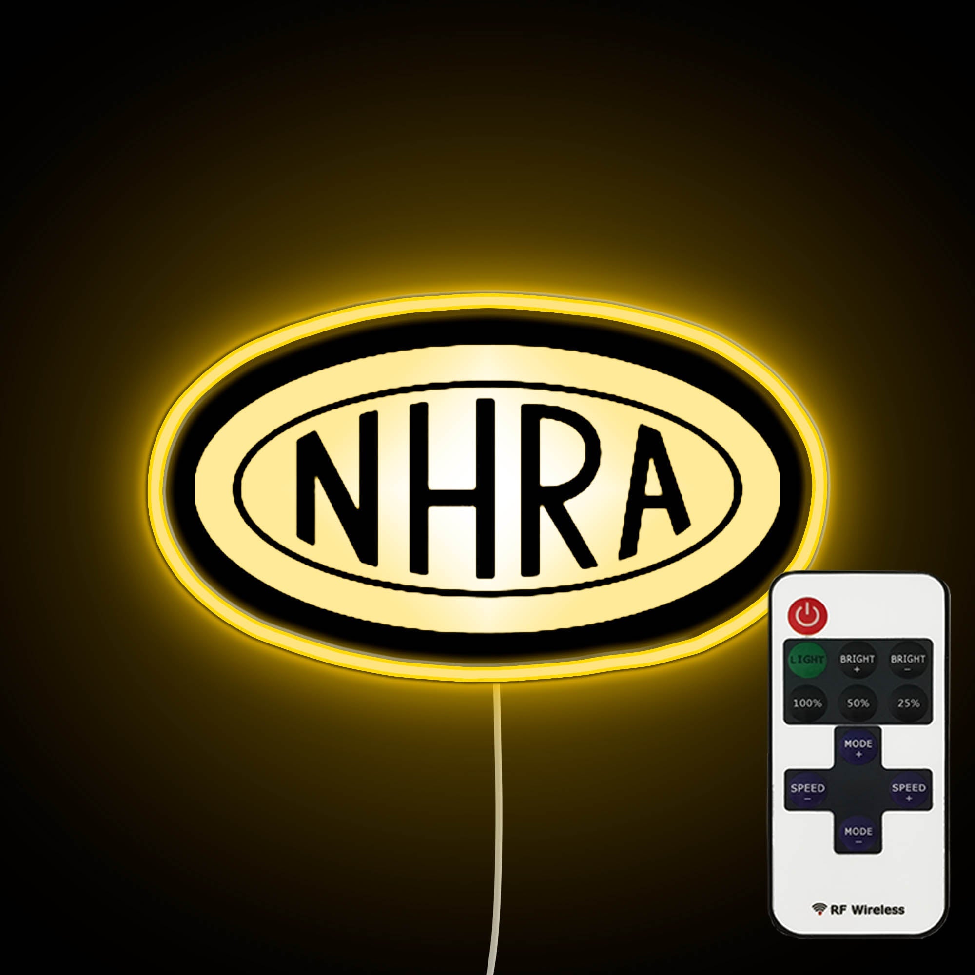 NHRA Neon Wall Light