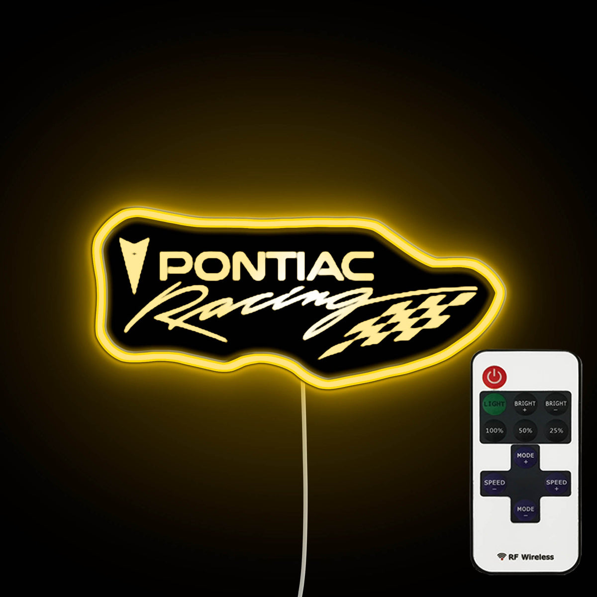 Neon Wall Light By Pontiac Racing – Neon Factory