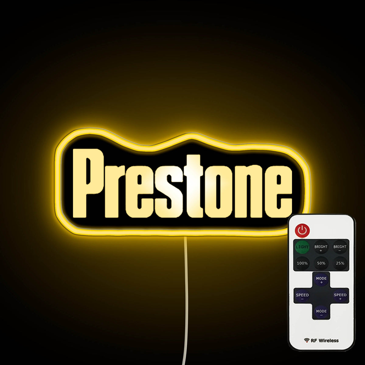 Prestone Logo Neon Wall Light – Neon Factory