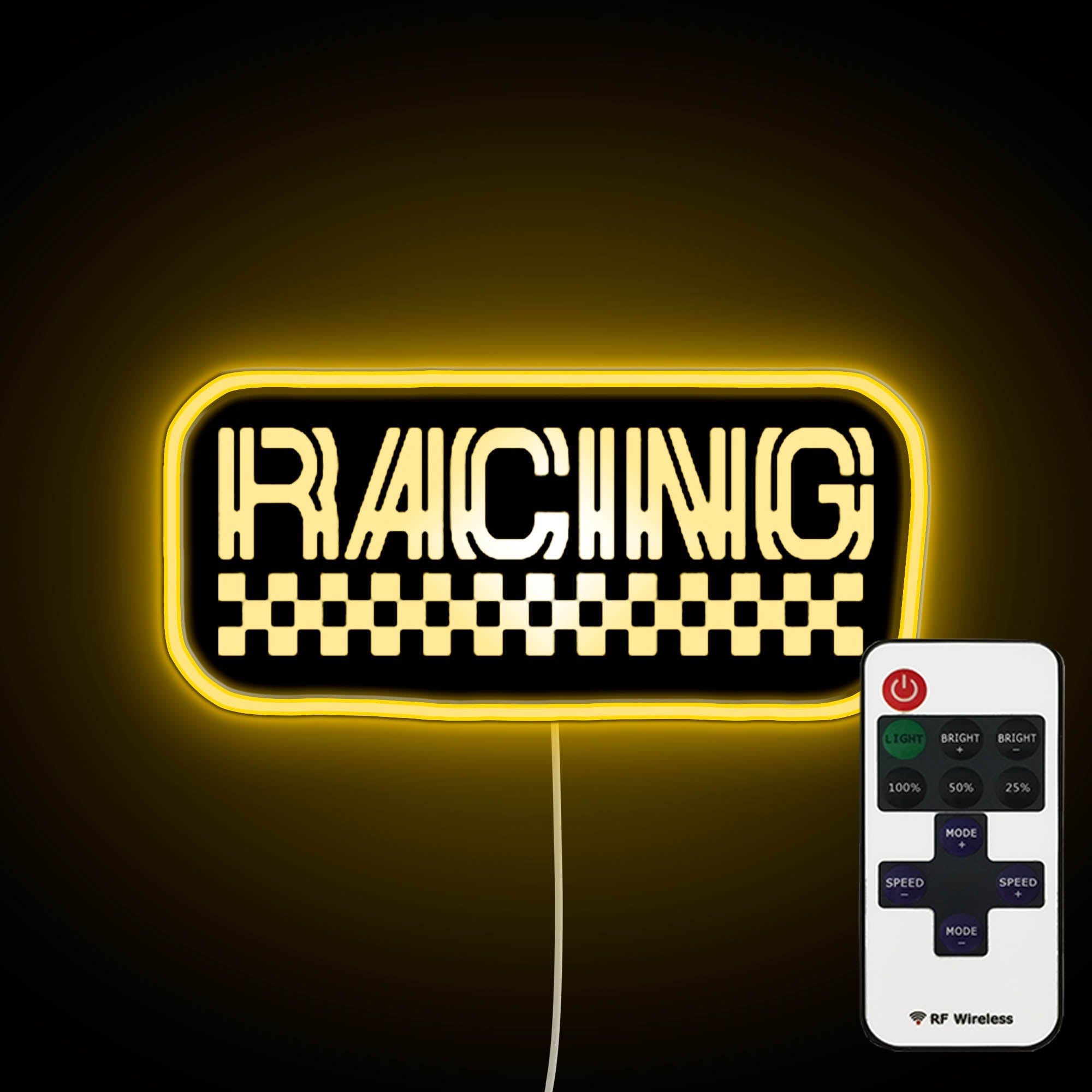 Neon Wall Light, Racing C