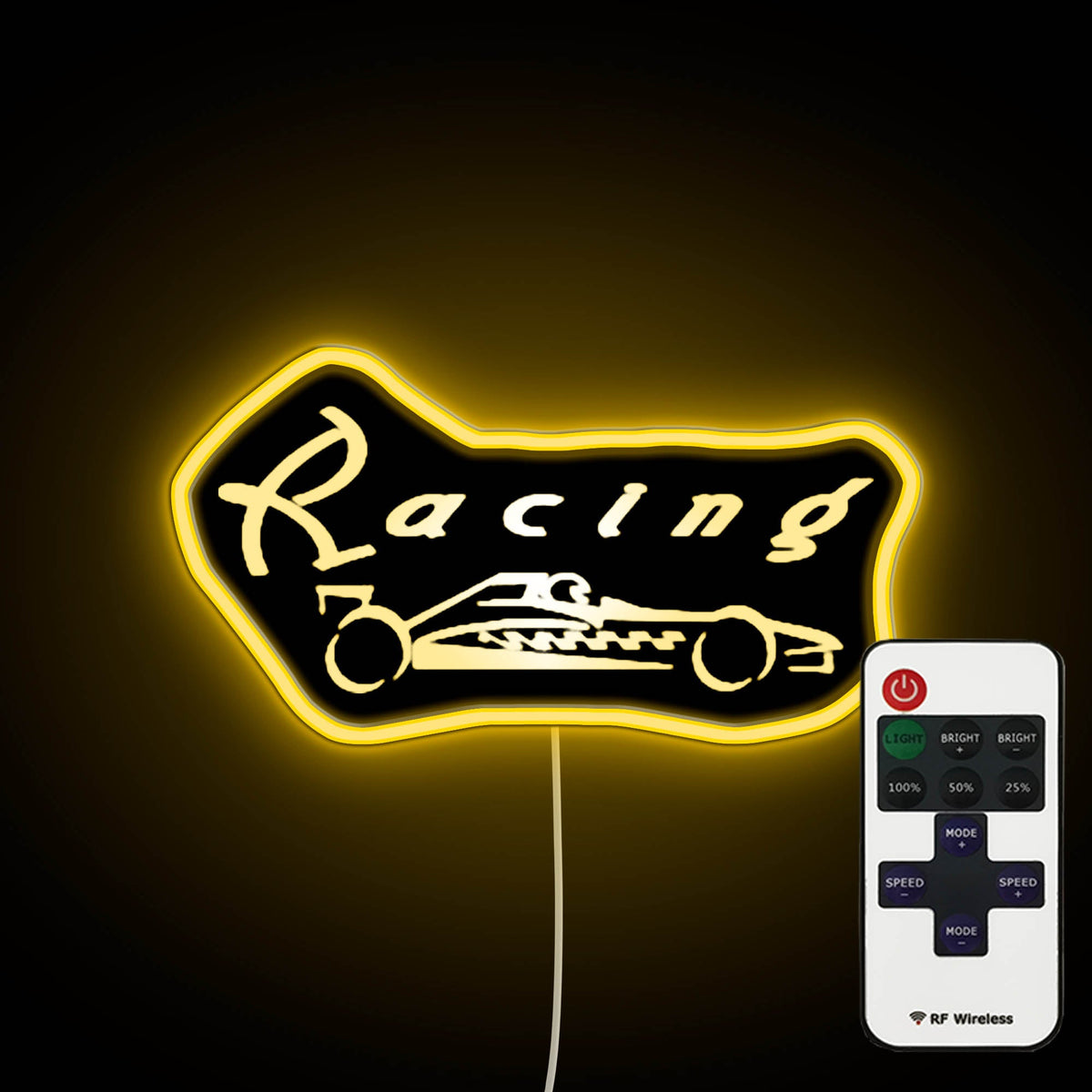 Neon Racing F Wall Light – Neon Factory