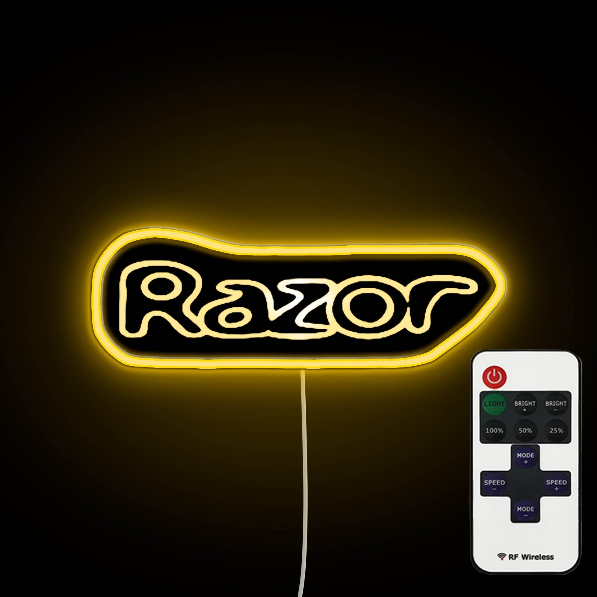 Razor Logo Neon Wall Light - Find it Now