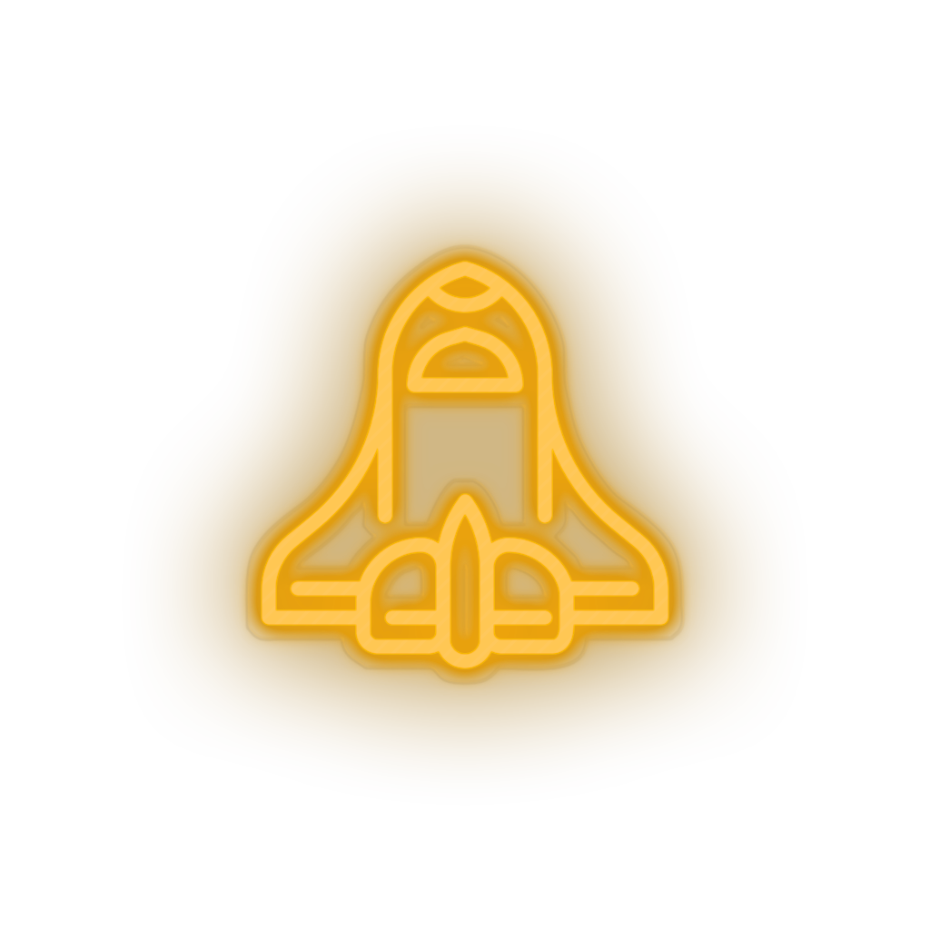 Space Ship Neon Sign - Space Led Neon Decor – Neon Factory