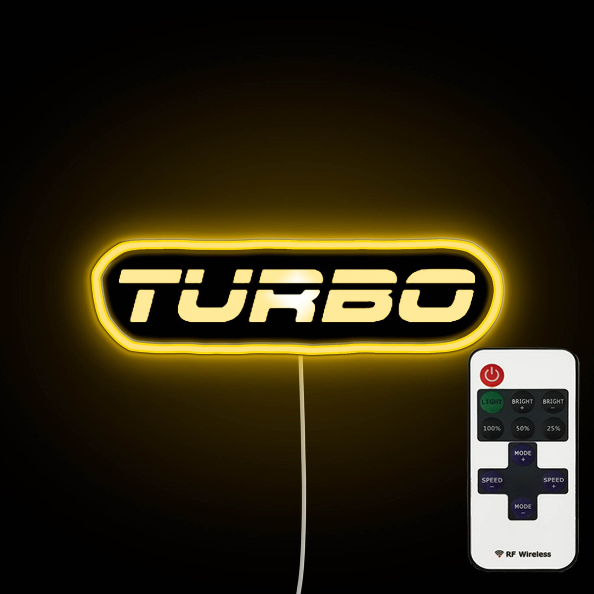 Turbo Diesel Neon Wall Light