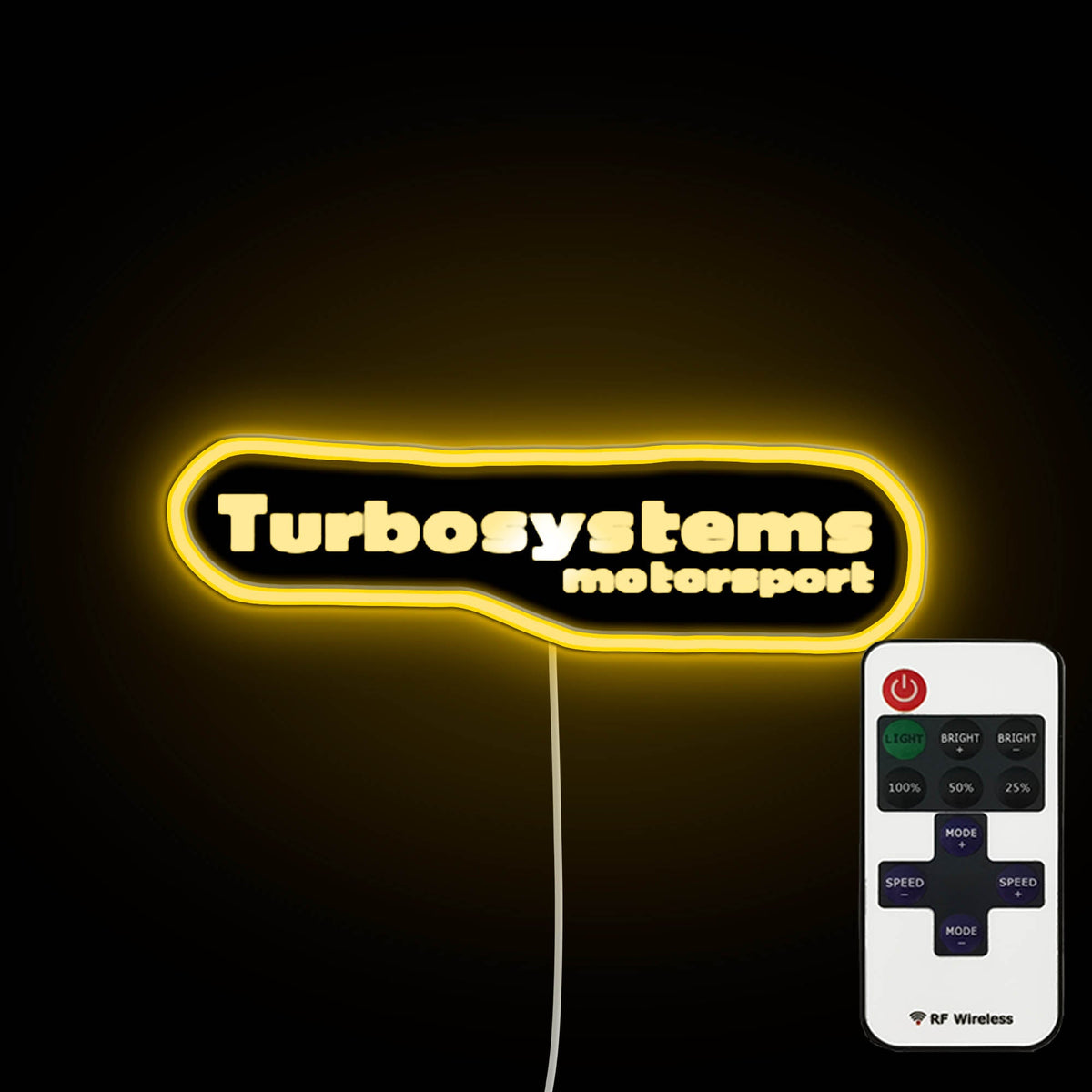 Turbo Systems Motorsport Neon Wall Light