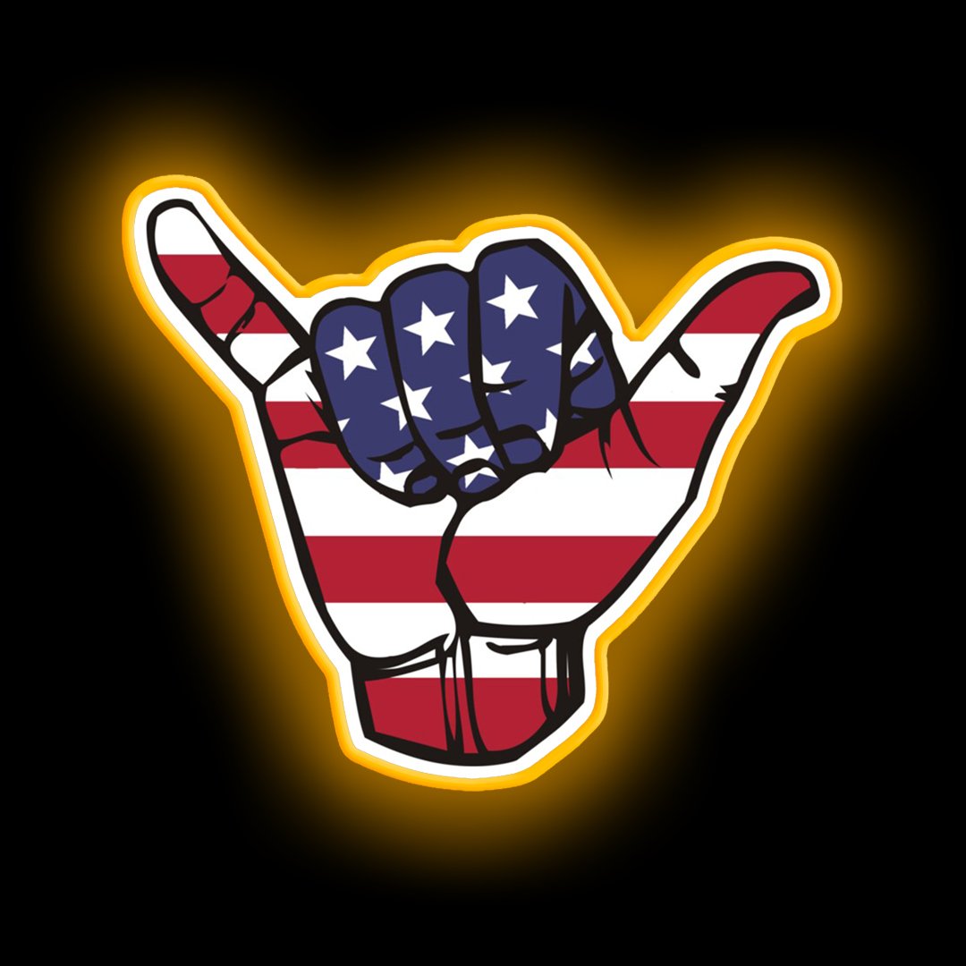 Usa Shaka Neon Sign – Neon Factory