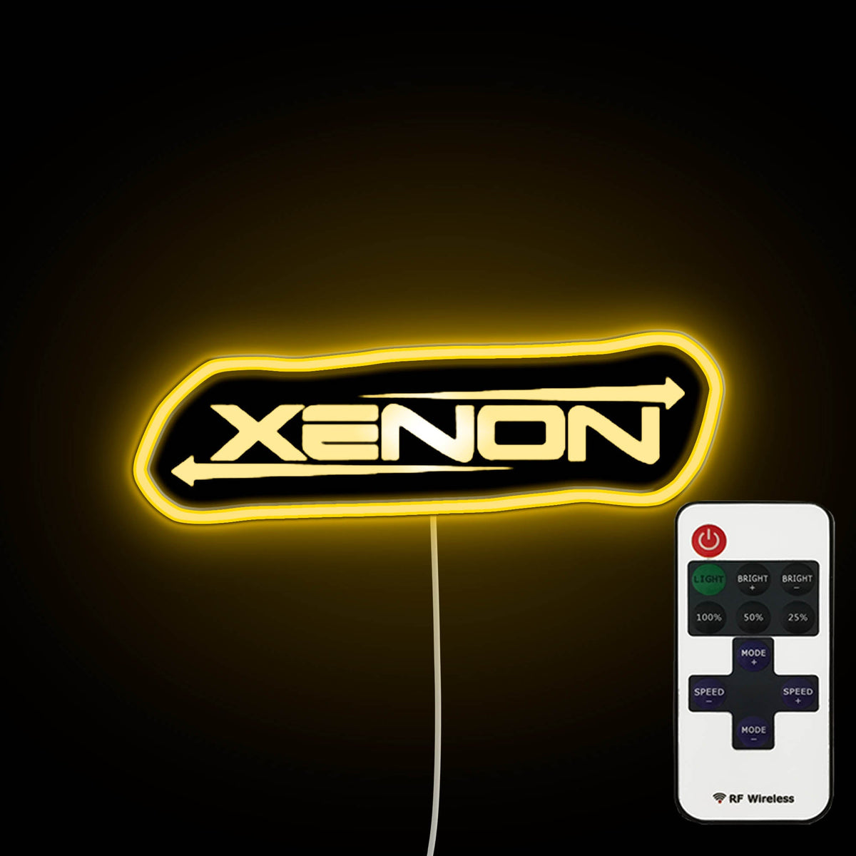 Custom Neon Light Wall For Home Or Business With Xenon Logo – Neon Factory