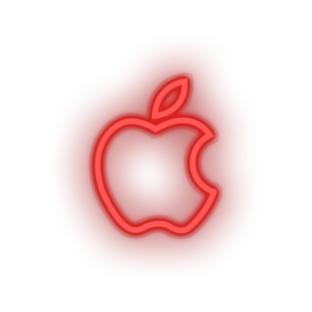Apple Neon Sign - Brands And Social Led Neon Decor – Neon Factory