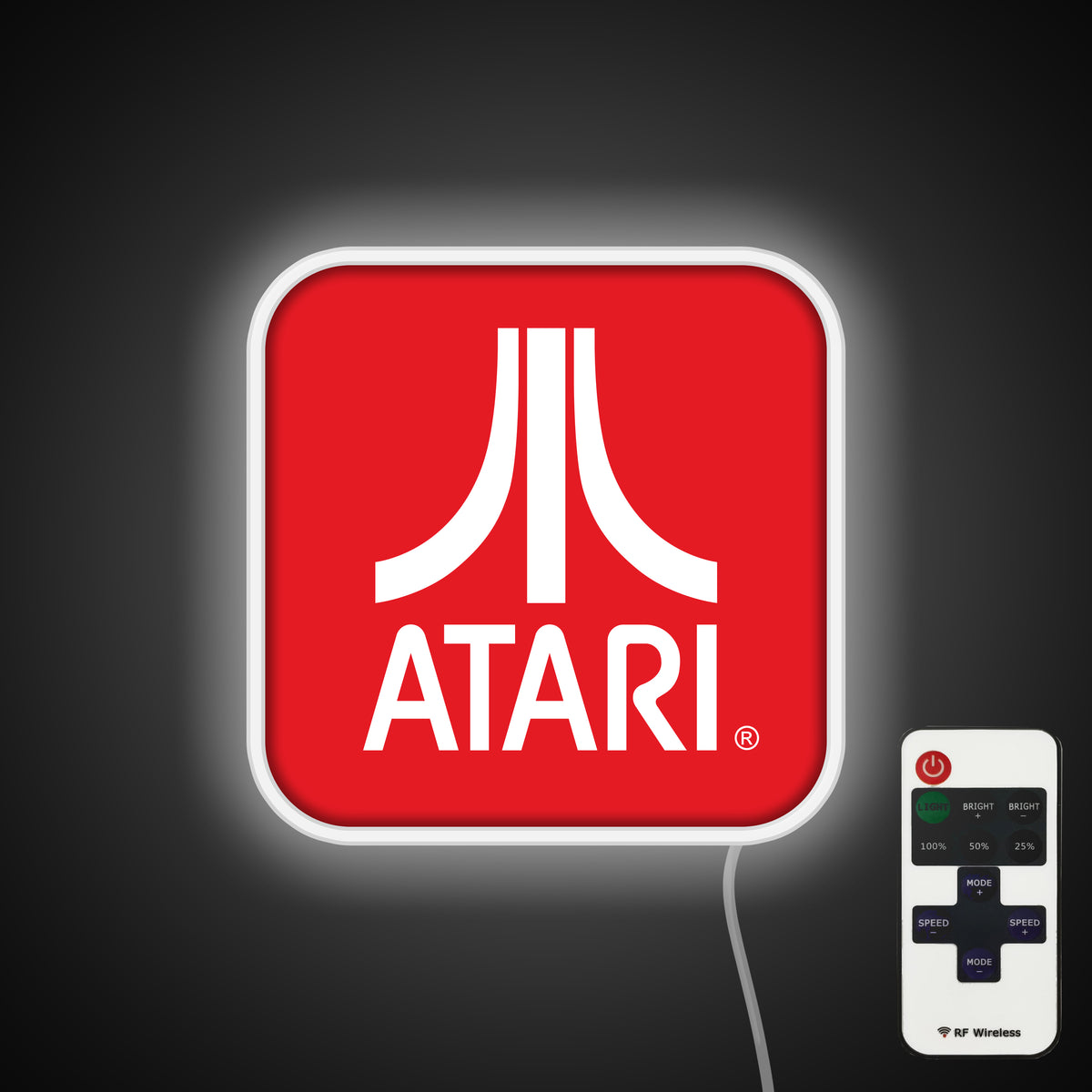 Atari Logo Neon Light: Best Gift For The Gamer In Your Life – Neon Factory