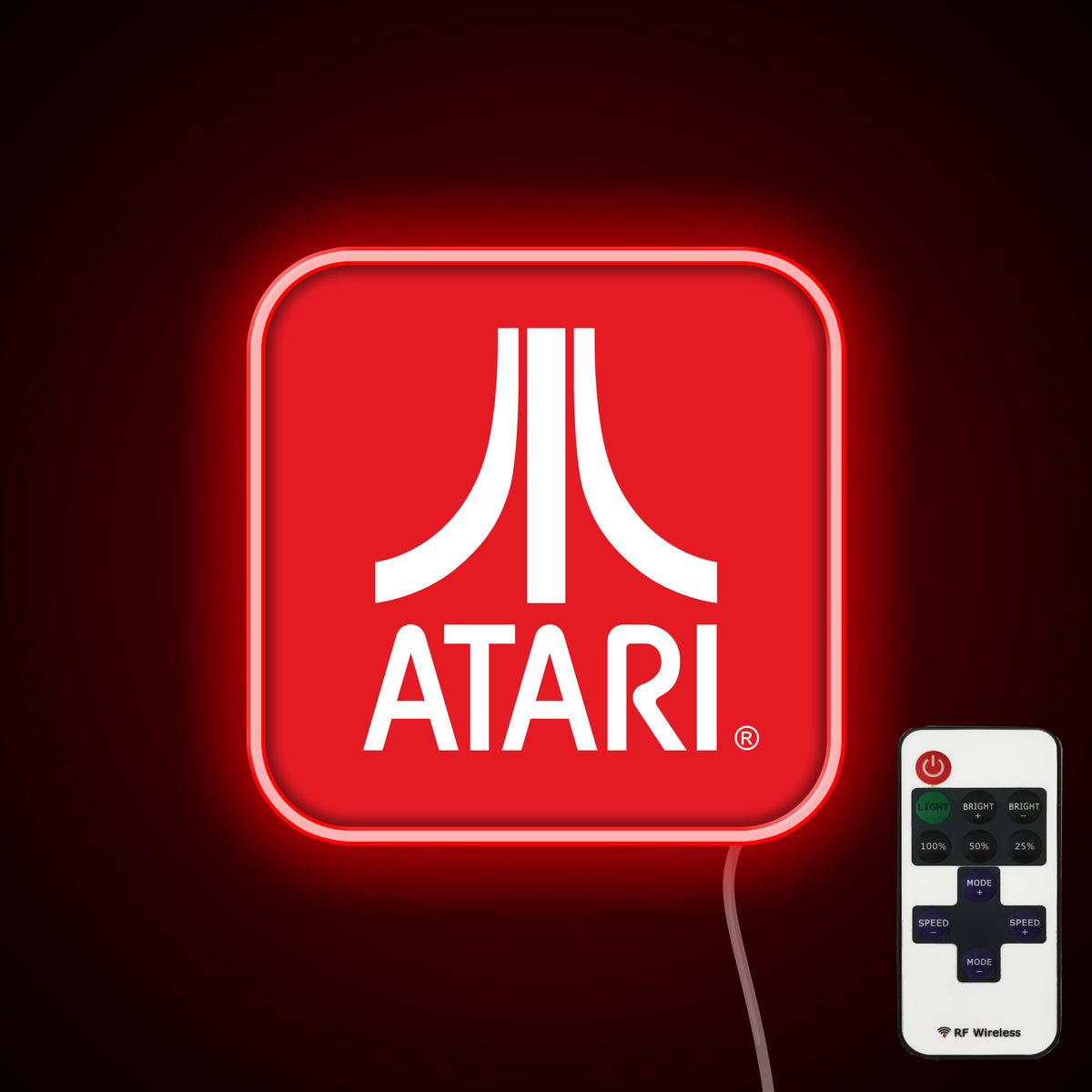 Atari Logo Neon Light: Best Gift For The Gamer In Your Life – Neon Factory