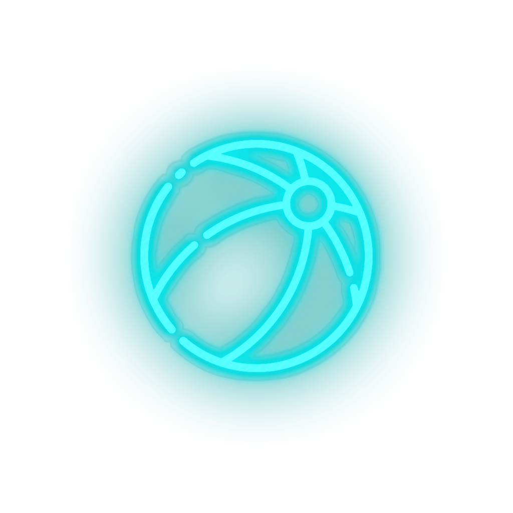 Beach Ball Neon Sign - Summer Holiday Led Neon Decor – Neon Factory