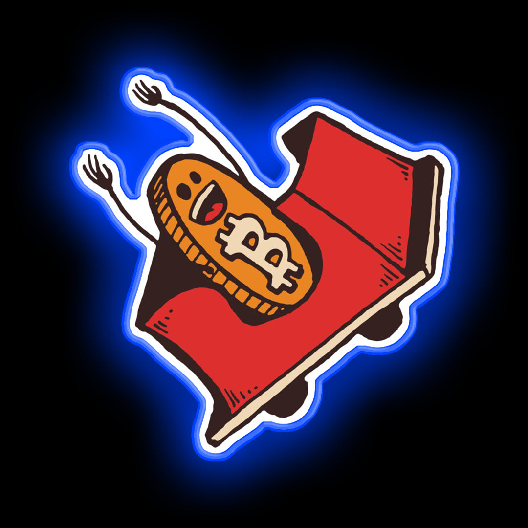 Bitcoin Roller Coaster Neon Signs | Bitcoin Roller Coaster Led Lights ...