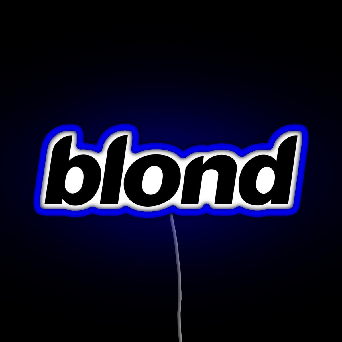 blond RGB neon sign
