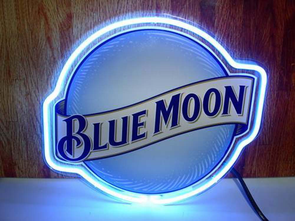 Blue Moon Neon Sign - Pub Or Bar – Neon Factory