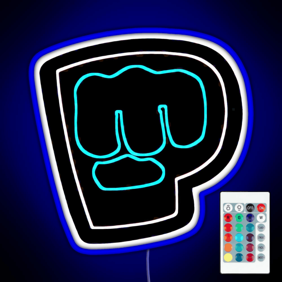 Brofist Logo Pewdiepie Rgb Neon Sign – Neon Factory