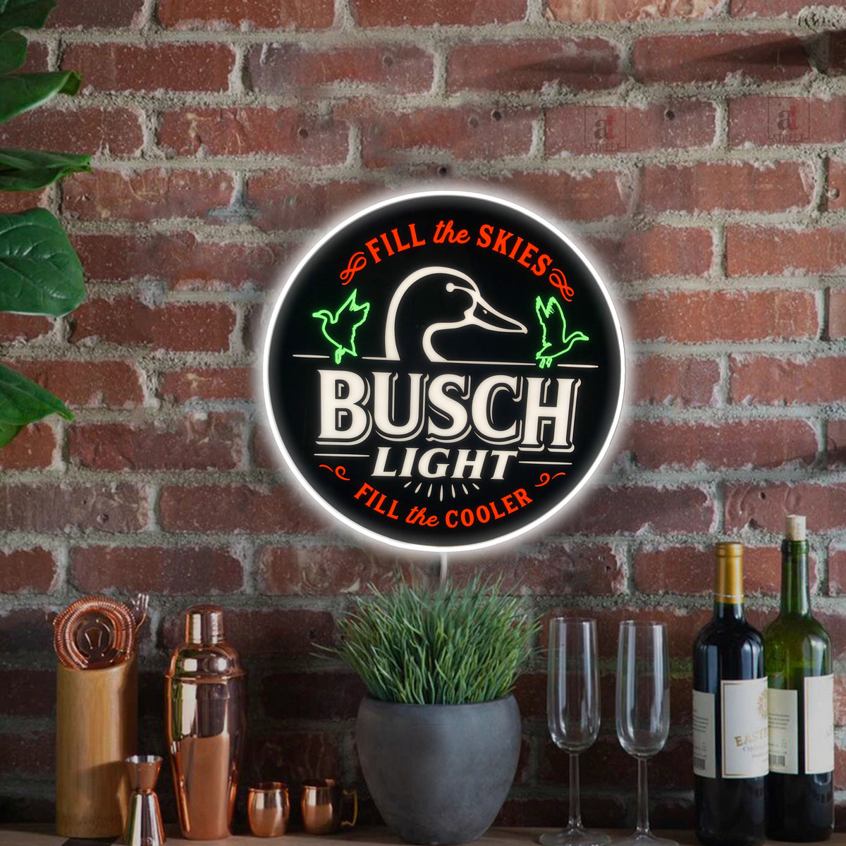 Busch Light Duck Neon Sign – Led Bar & Man Cave Decor – Neon Factory
