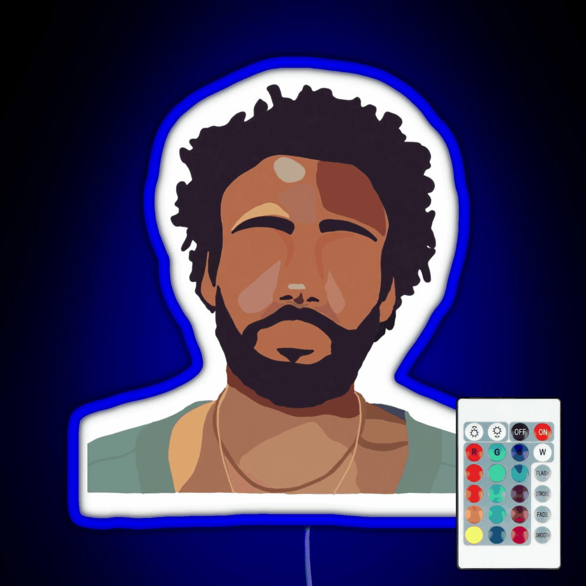 Childish Gambino RGB neon sign
