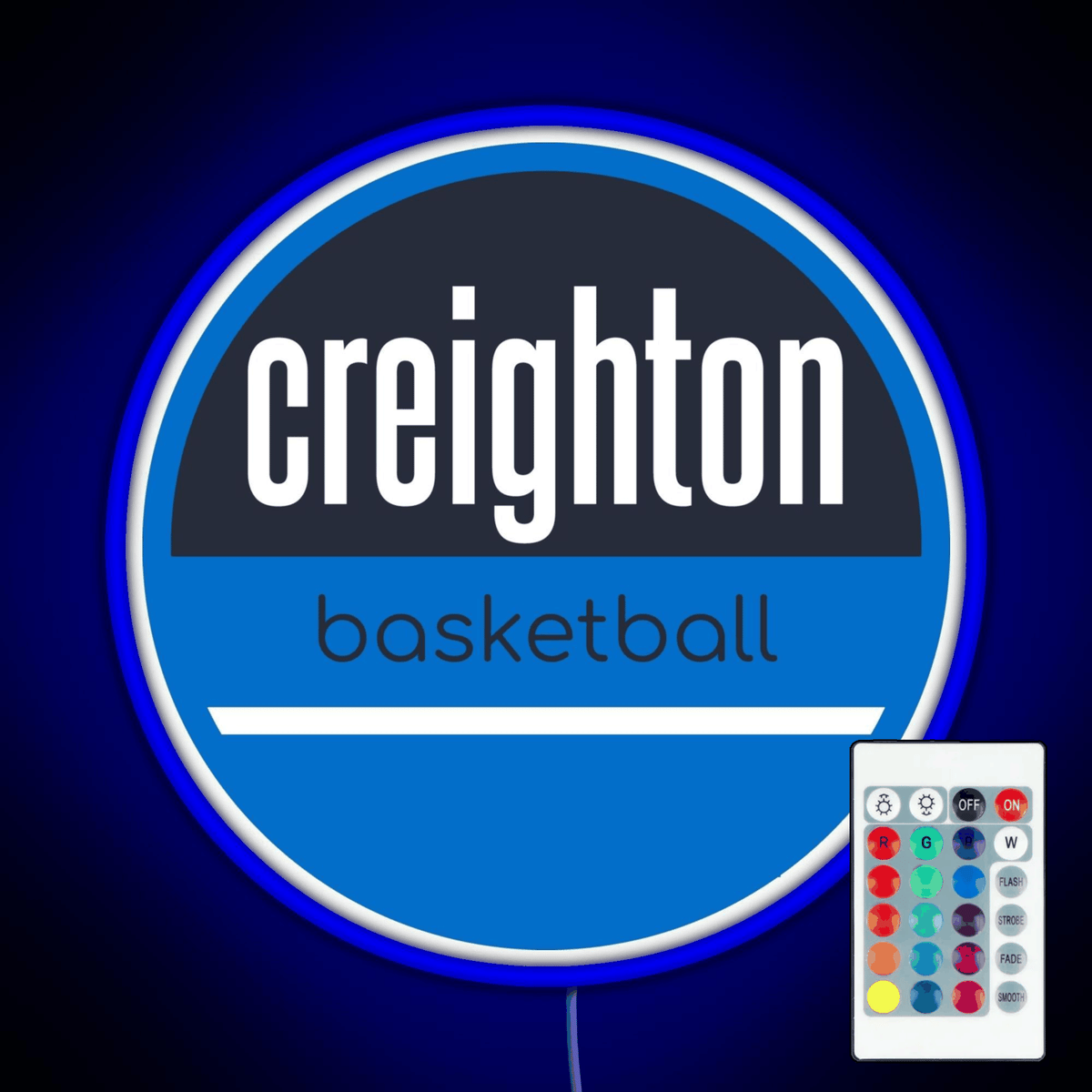 Creighton basketball RGB neon sign