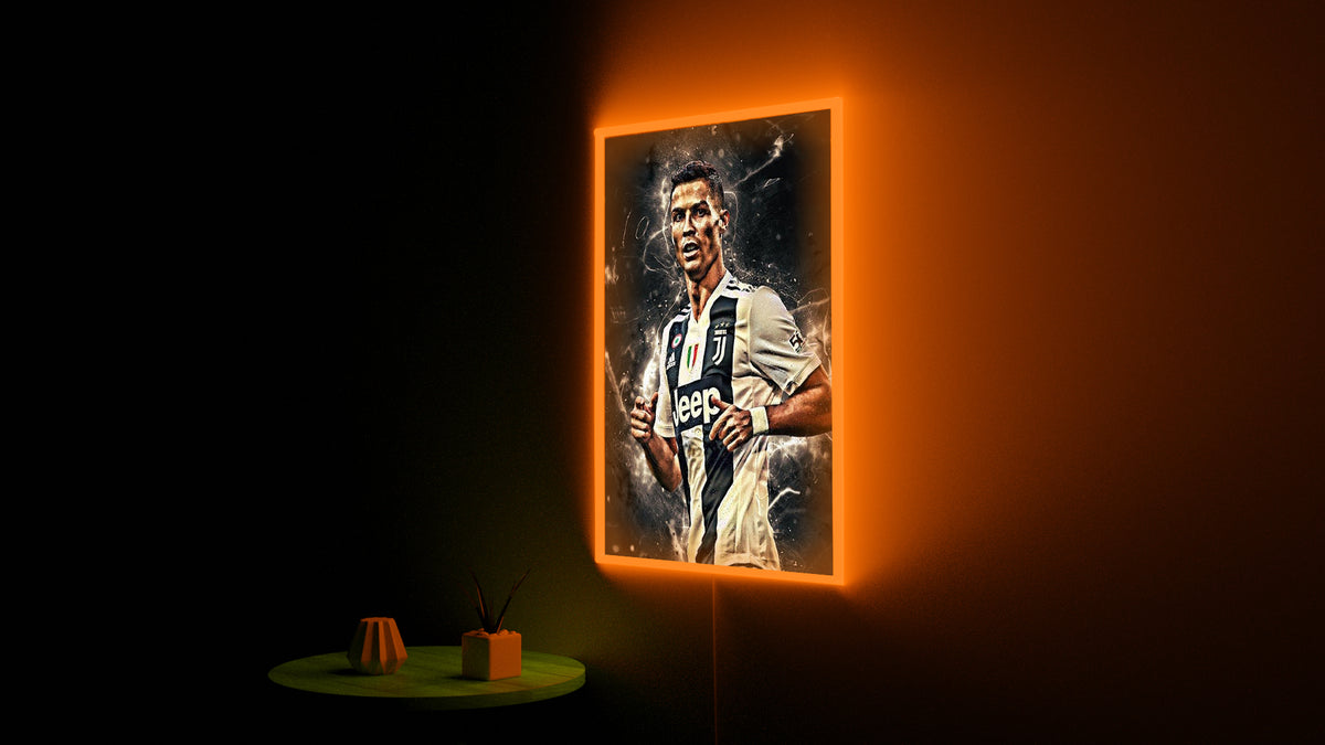 Ronaldo Juventus Neon Frame – Neon Factory